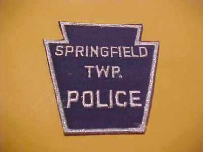 SPRINGFIELD TWP. PENNSYLVANIA POLICE PATCH SHOULDER SIZE NEW | eBay