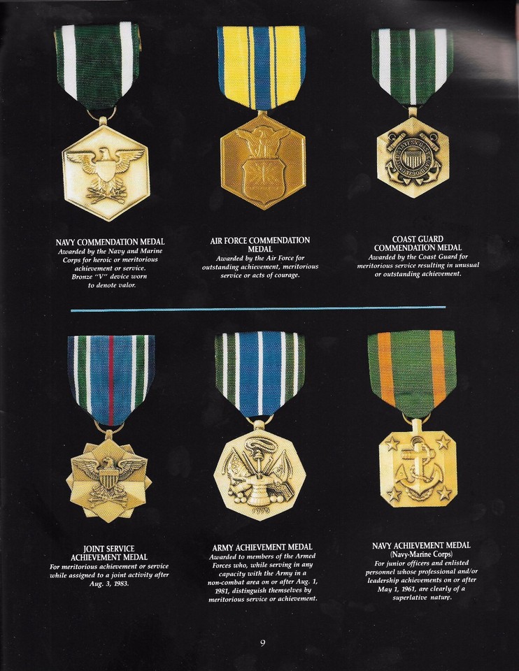 BOOK - ARMED FORCES DECORATIONS AND AWARDS - 1992 DOD CC 34 PAGES IN ...