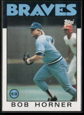 1986 Topps #220 Bob Horner | eBay