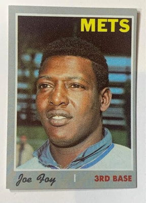 1970 Topps# 138 Joe Foy - NY Mets in EXNM | eBay