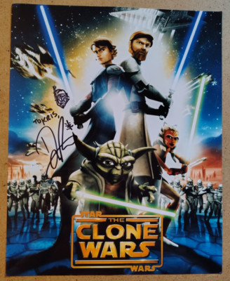 Star Wars The Clone Wars print 8x10 Signed and Sketch by Dave Filoni | eBay