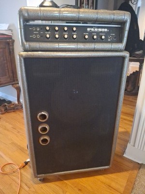 Vintage Plush Tuck N Roll P1000S Tube Amp Amplifier Combo Head ...