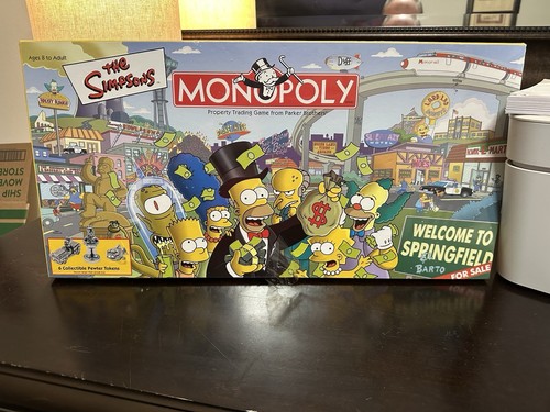 Simpsons Board Game Monopoly SEALED UNOPENED. | eBay