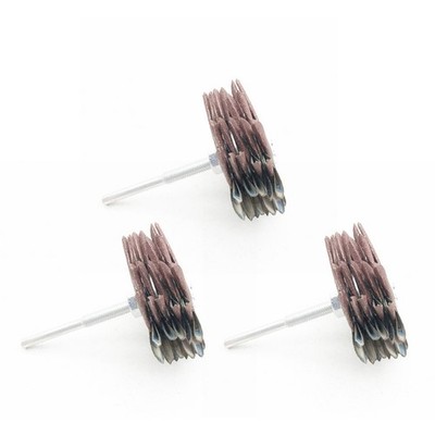 3PCS Emery Cloth Sandpaper Wheels for Woodworking and Furniture ...