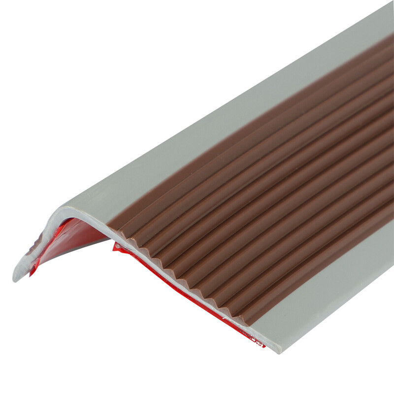 2M Stair Edge Protector Rubber Treads L-Shape Step Edge Trim Strips Non ...
