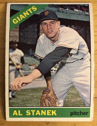 1966 Topps Al Stanek Baseball Card #437 Giants Pitcher Low-Grade | eBay
