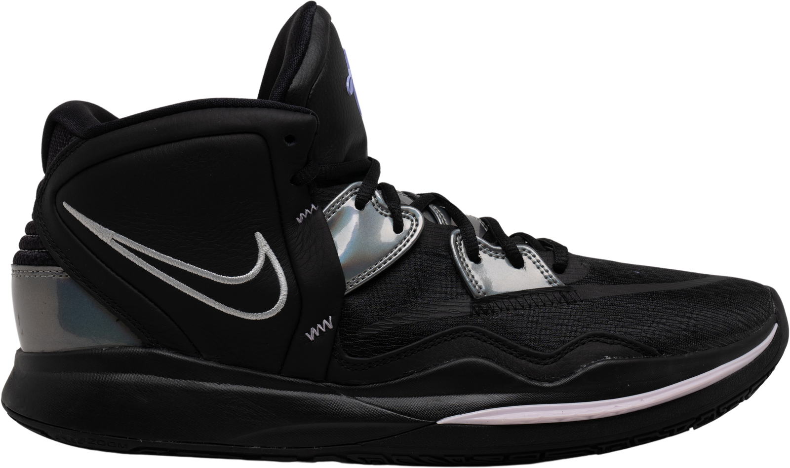 Size 13 - Nike Kyrie Infinity 8 Black Metallic Silver for sale online ...