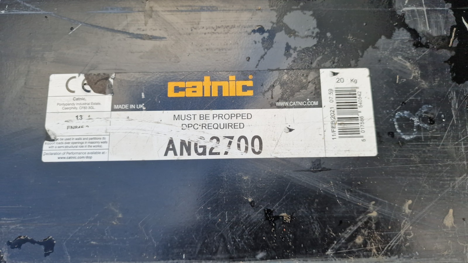 Catnic Ang Lintel Single Leaf Steel 2.7M | eBay UK