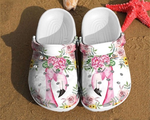 Flamingo Flower For Men And Women Hypebeast Fashion Crocband Crocs | eBay