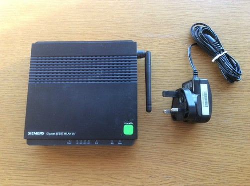 Siemens Gigaset SE587 Wireless ADSL Modem Router, 4 LAN Ports, PA10082I ...