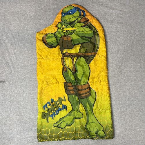 VTG Teenage Mutant Ninja Turtles Sleeping Bag Leonardo TMNT It’s A ...
