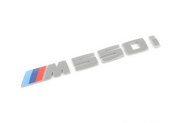 Genuine Black BMW M550i Logo Emblem Badge Trunk Lid OEM M Performance ...