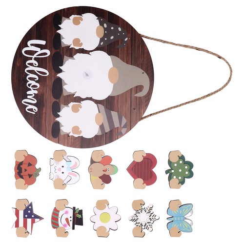 Country Style Welcome Sign Durable Lovely Rustic Front Door Decor ...