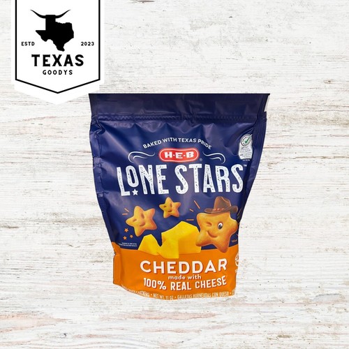 Texas Cheddar Lone Stars Snack Crackers 11 oz | eBay