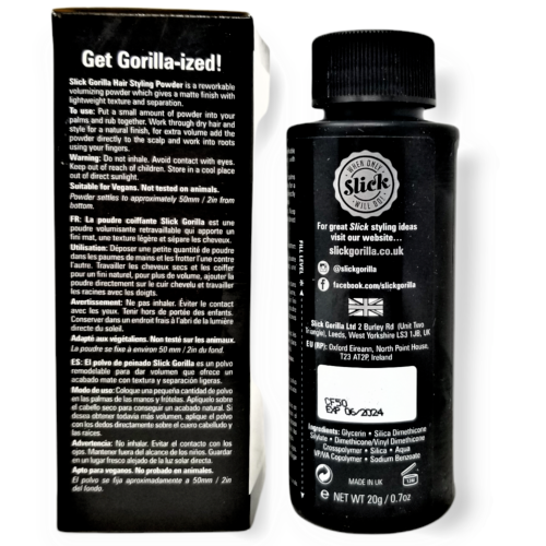 Slick Gorilla Hair Styling Powder 20g / 0.7oz. | eBay