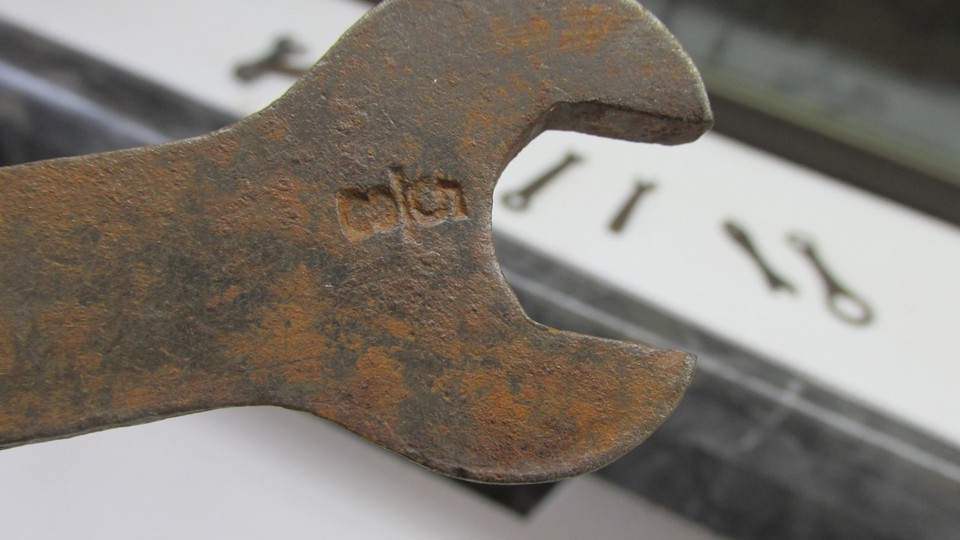 Odd Logo Old Antique Stamped Made USA W-M Wrench Tool | eBay