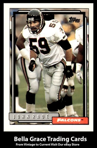 1992 Topps John Rade #642 Atlanta Falcons Gold NFL Football | eBay