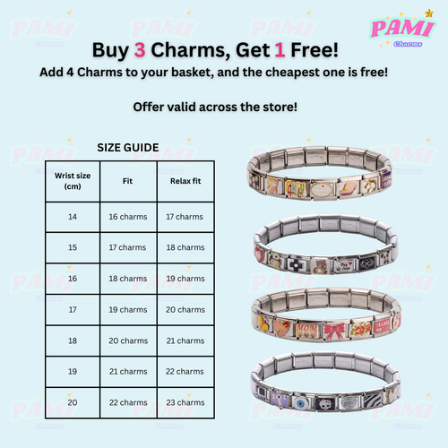 Italian Charm Gorgeous SUN, MOON STAR Fits All Major Brands charm ...
