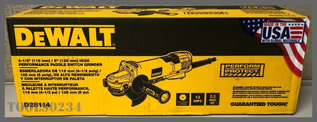 DEWALT D28114 4-1/2- 5-Inch High Performance Angle grinder for sale ...