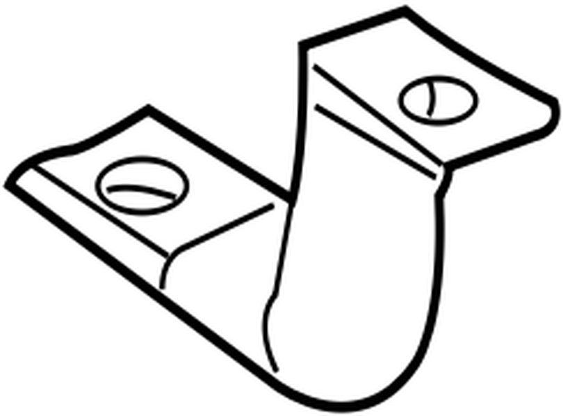 48824-60110 Toyota Bracket, front stabilizer, no.1 lh 4882460110, New ...