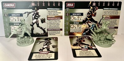Marvel Zombies Gamora & Nova Promos Box Zombie Heros Zombicide | eBay