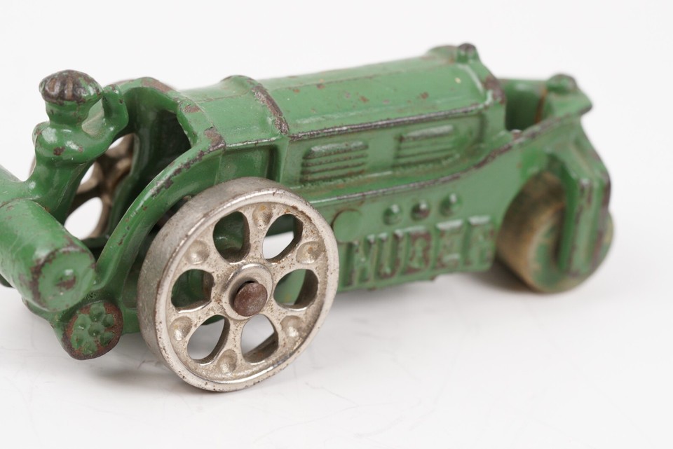 Vintage Hubley Huber Green Cast Iron Road Roller Toy Vehicle Collection ...