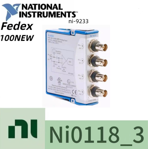 National Instruments NI 9233 4Ch IEPE Accelerometer cDAQ cRIO | eBay