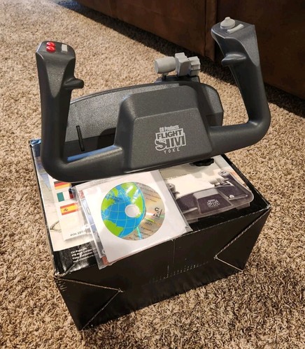 CH Products USB Flight Sim Yoke FSY211U Pro Simulator Controller PC | eBay