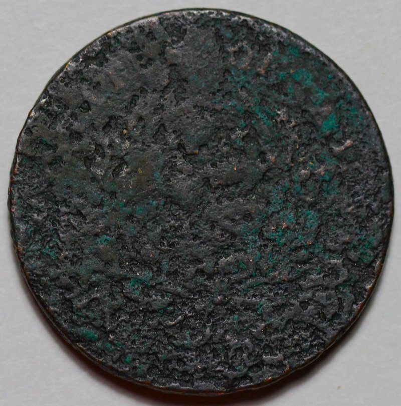 1797 Liberty Cap Half Cent - Plain Edge - Corrosion - US 1/2c Copper ...