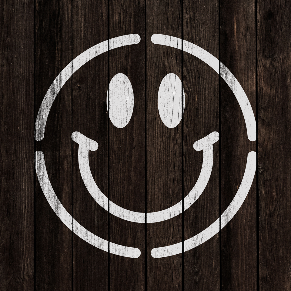 Smiley Face Stencil - Durable & Reusable Mylar Stencils | eBay