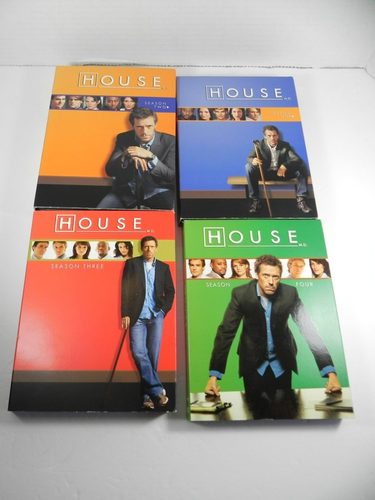 House MD DVD Set Season 1-4 Hugh Laurie | eBay
