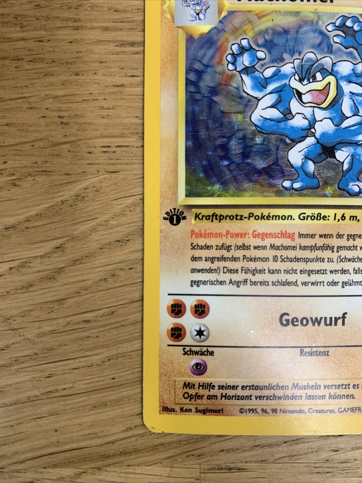 Machamp (Machomei) - Pokemon Card Base Set 1st Ed 8/102 - RARE Holo ...