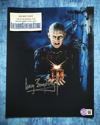 Doug Bradley Hand Signed Autograph 8x10 Photo BAS COA Hellraiser NO US ...