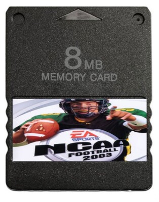 NCAA Football 2003 Real Name Roster Update File PS2 PlayStation 2 ...