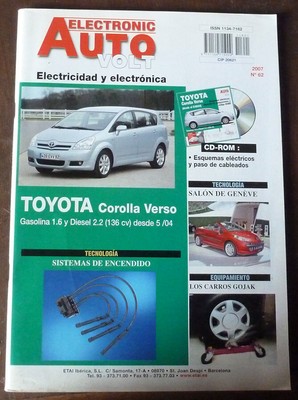 Corolla Verso - Revue Technique Electronic Auto Volt Toyota ESPAGNOL Etat - Bon | eBay