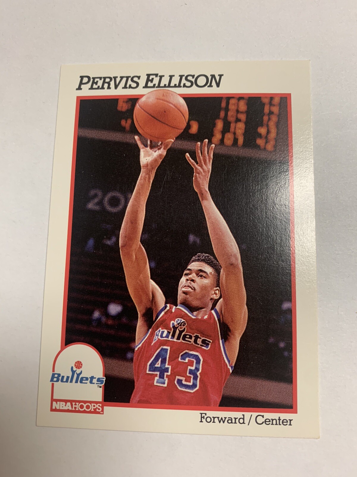 1991-92 NBA Hoops Pervis Ellison Washington Bullets | eBay