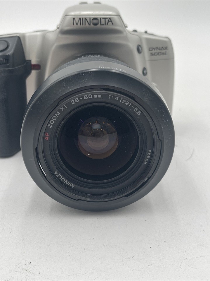 Minolta Dynax 500si camera With Minolta Zoom Xi AF 28-80mm Lens | eBay