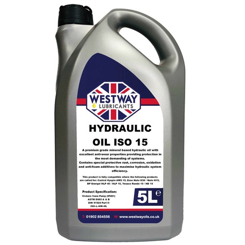 Hydraulic Oil ISO 15 VG15 Light Lubrication Oil 5L 5 Litres ISO 15 | eBay