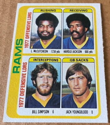 1978 TOPPS CARD #513 RAMS CHECKLIST NM-MT Condition | eBay