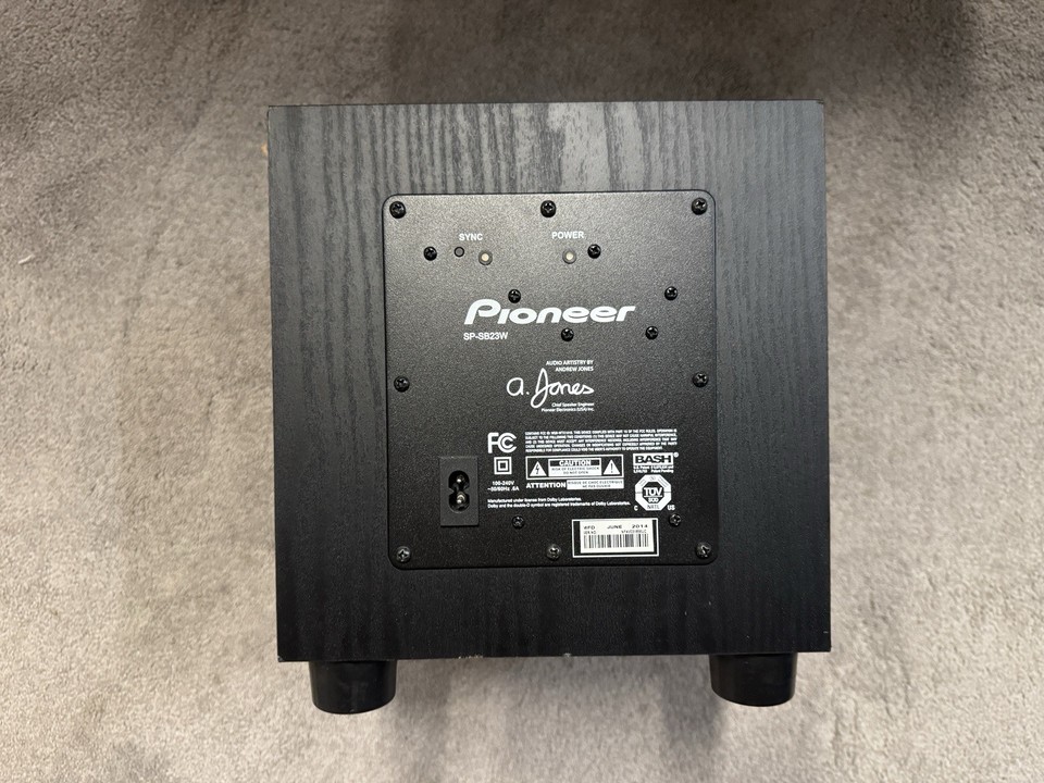 Pioneer SP-SB23W Andrew Jones Subwoofer With Power Cord | eBay