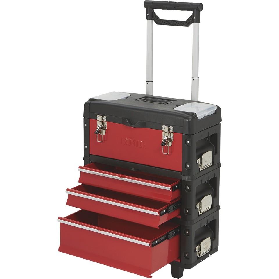 Ironton 3-Pc. Toolbox Storage System, 20in., Portable, Ball Bearing ...