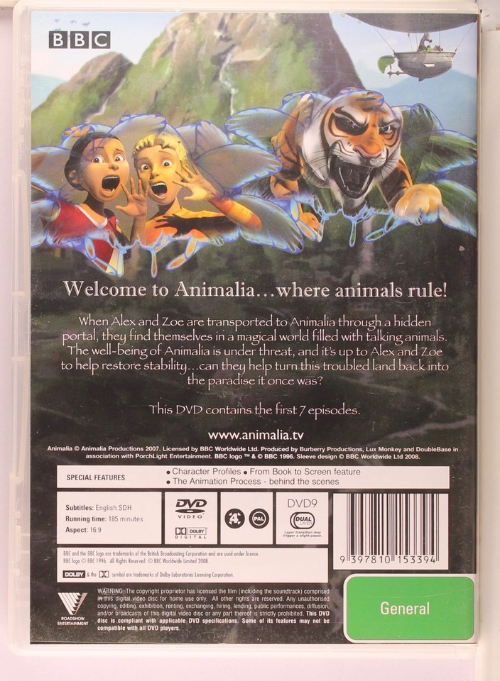 Animalia - Where The Animals Rule! - Episodes 1 - 7 (DVD 2008 ...