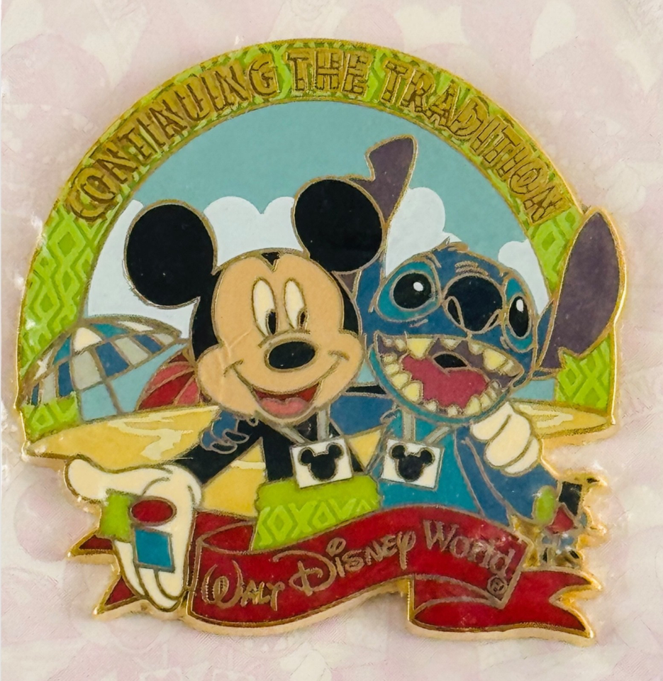 Walt Disney World Pin 2004 Continuing the Tradition Mickey & Stitch ...