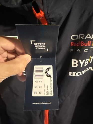 2023 Red Bull Racing F1 Honda Full Zip Wind Breaker Jacket Mens Medium ...