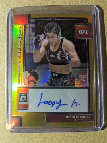 2023 Panini Ufc Optic Lupita Loopy Godinez Signature Series Gold Rookie ...