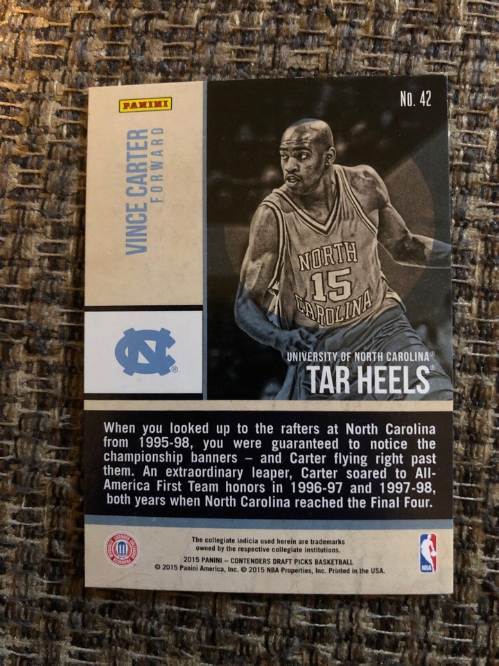 Vince Carter UNC Card | eBay