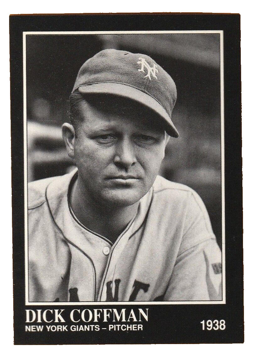 1991 Sporting News Conlon Collection Dick Coffman New York Giants #321 ...