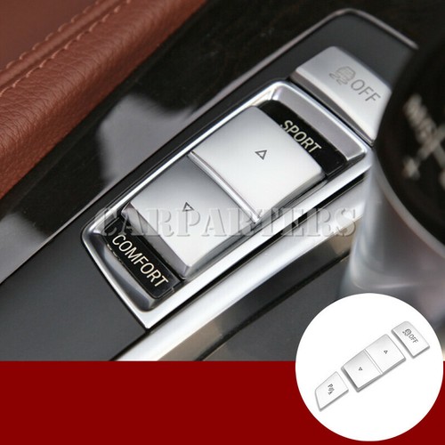 For BMW 5 Series F10 F11 Inner Console Gear Box Button Cover Trim 3pcs ...