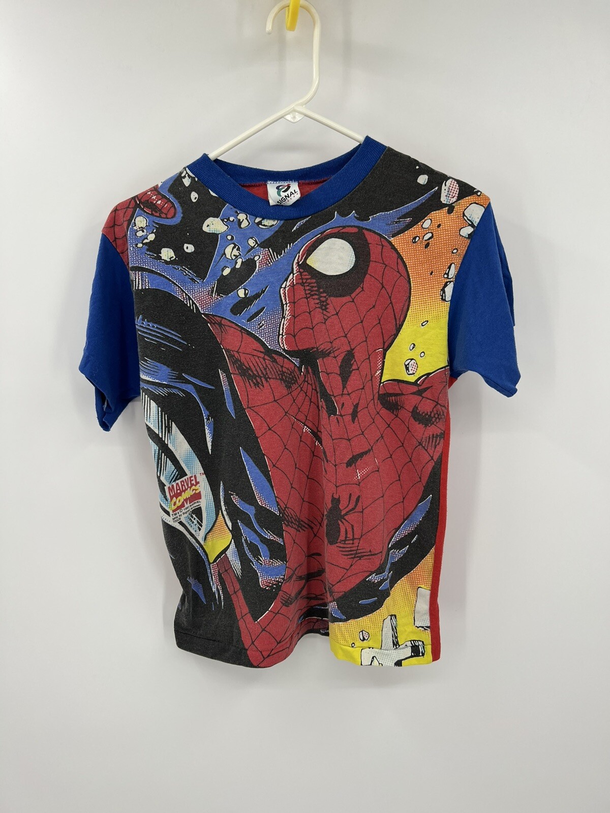 Vintage 1993 Spiderman Signal Artwear marvel comics m… - Gem