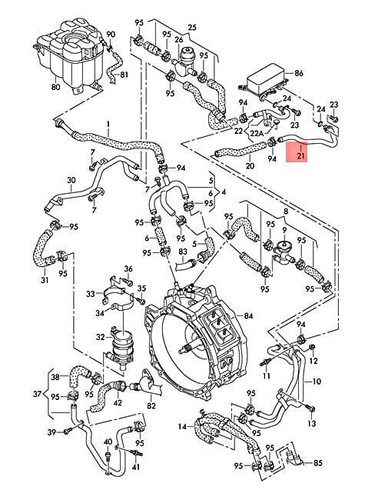 NEW VW TOUAREG 7P5 7P6 PIPE UNION 7P0121065AC ORIGINAL | eBay